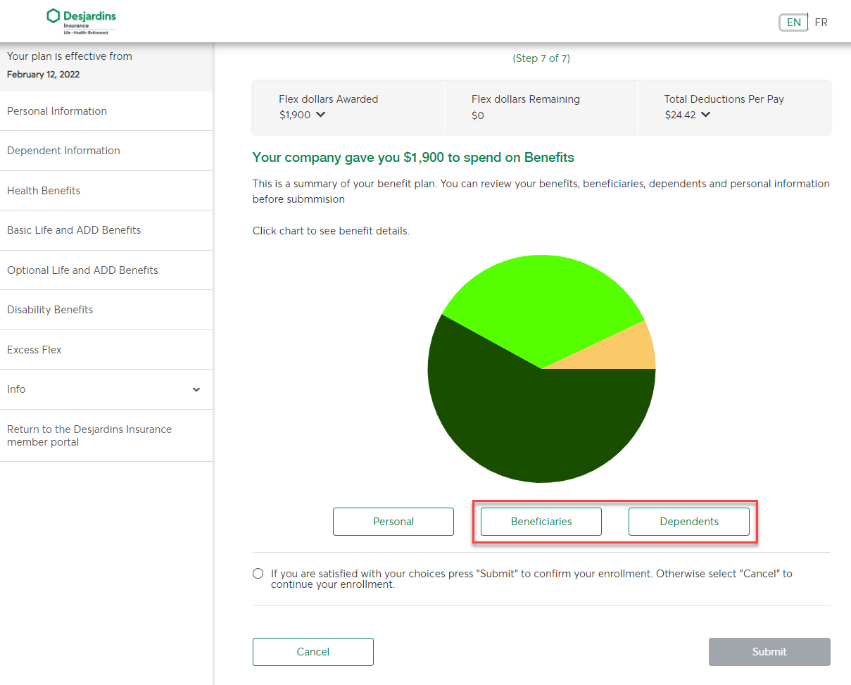 Enroll in your plan - DFS - Desjardins Life Insurance