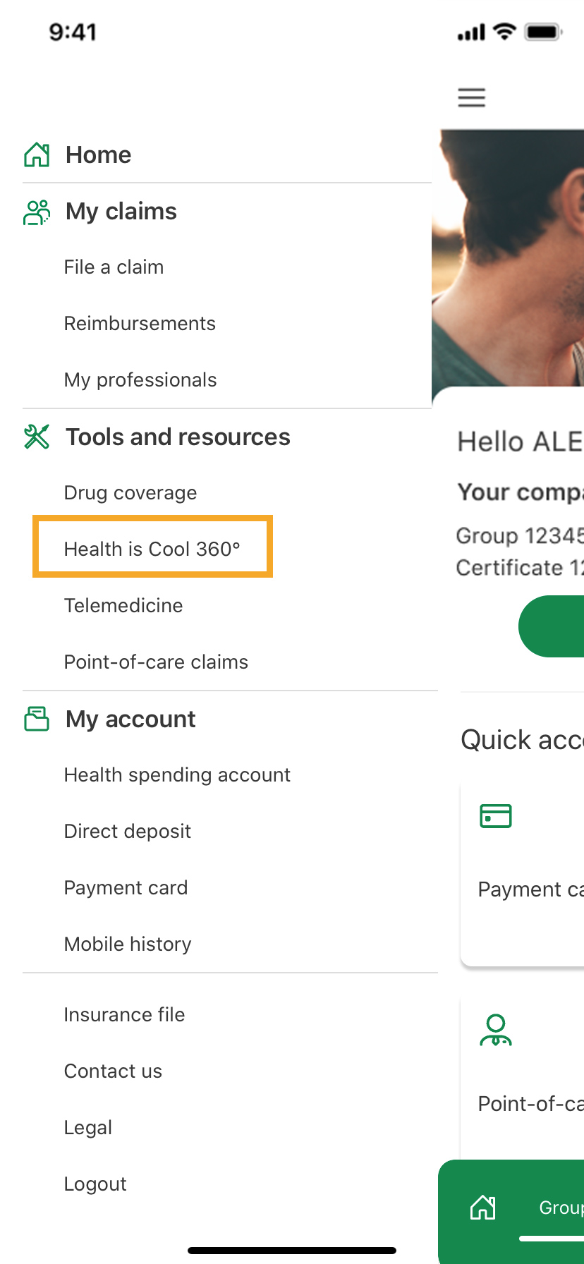 Accessing the Health is Cool 360° platform - DFS - Desjardins Life ...